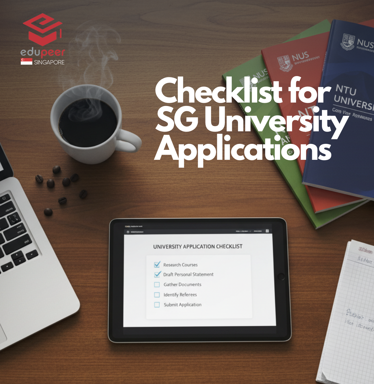 The Ultimate Checklist for University Applications (NUS, NTU, SMU)